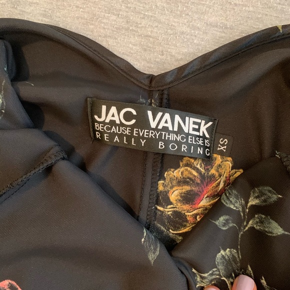 Jac Vanek | Pants & Jumpsuits | Jac Vanek Floral Satin Romper | Poshmark